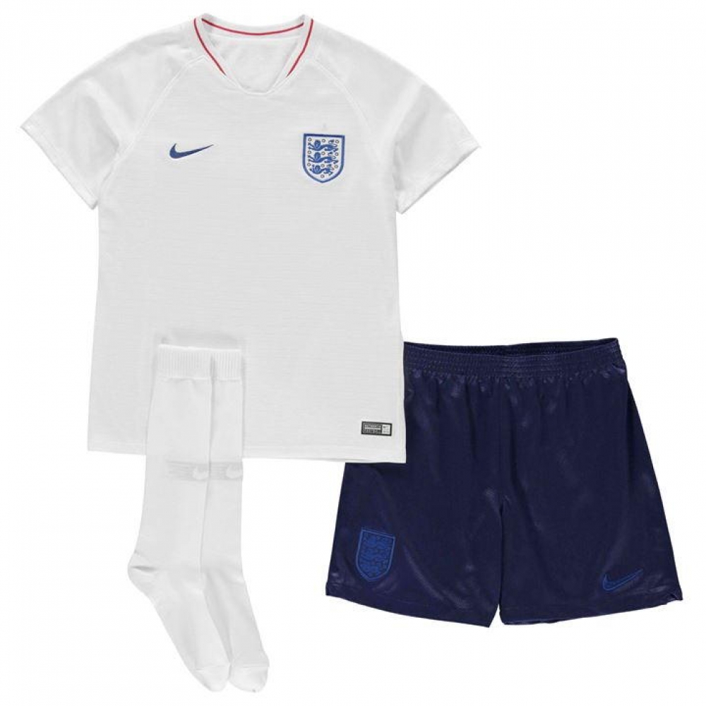 Nike England Kids SS Home Mini Kit 2018 | FOOTY.COM