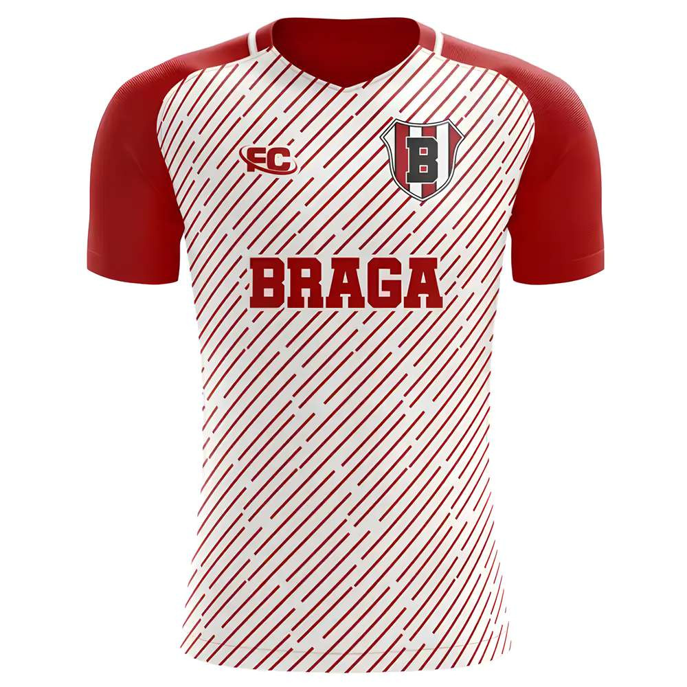Sporting Braga 2022-2023 Home Concept Football Kit [UV-263316 ...
