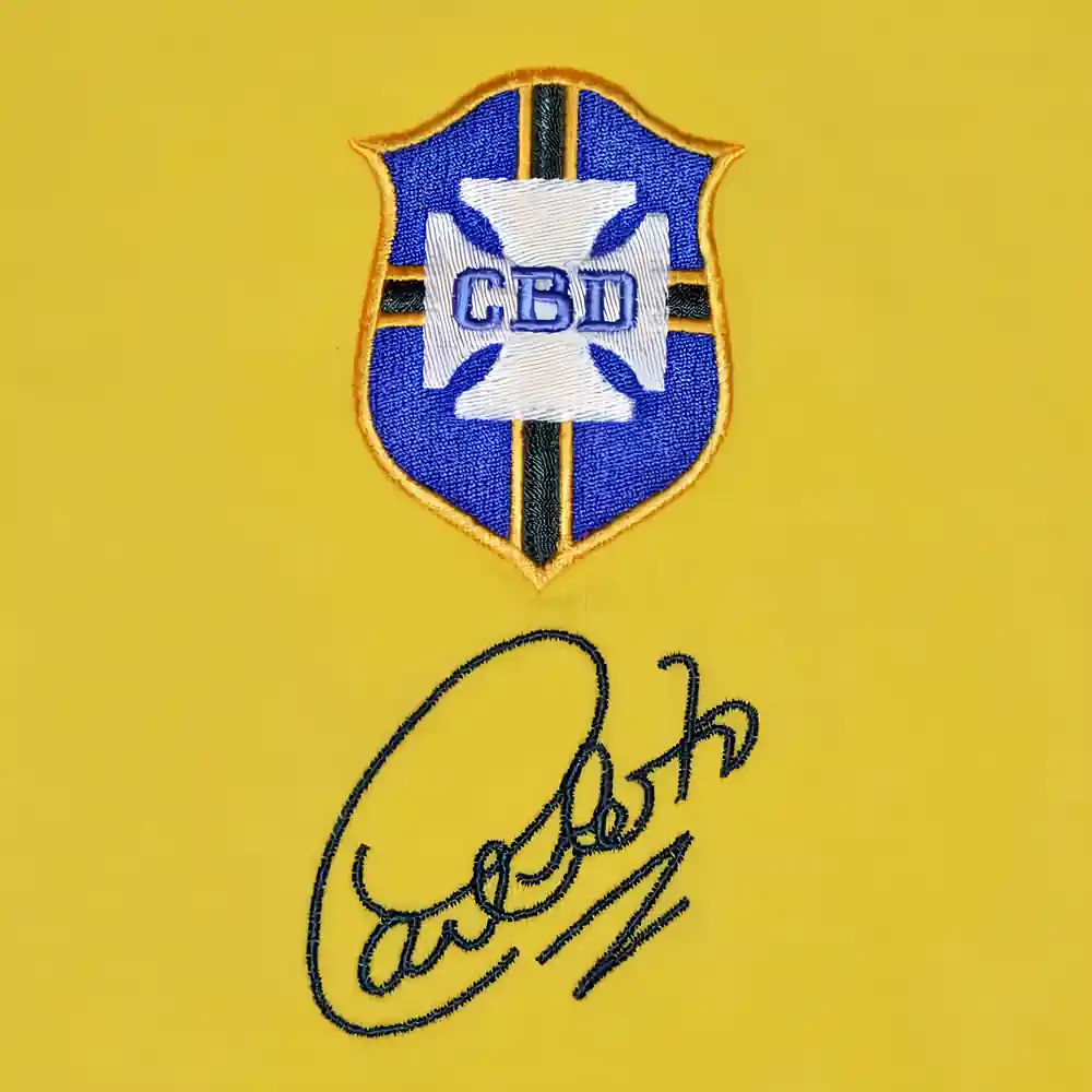 Brazil 1970 World Cup Carlos Alberto Retro Football Shirt [TOFFS3011A ...
