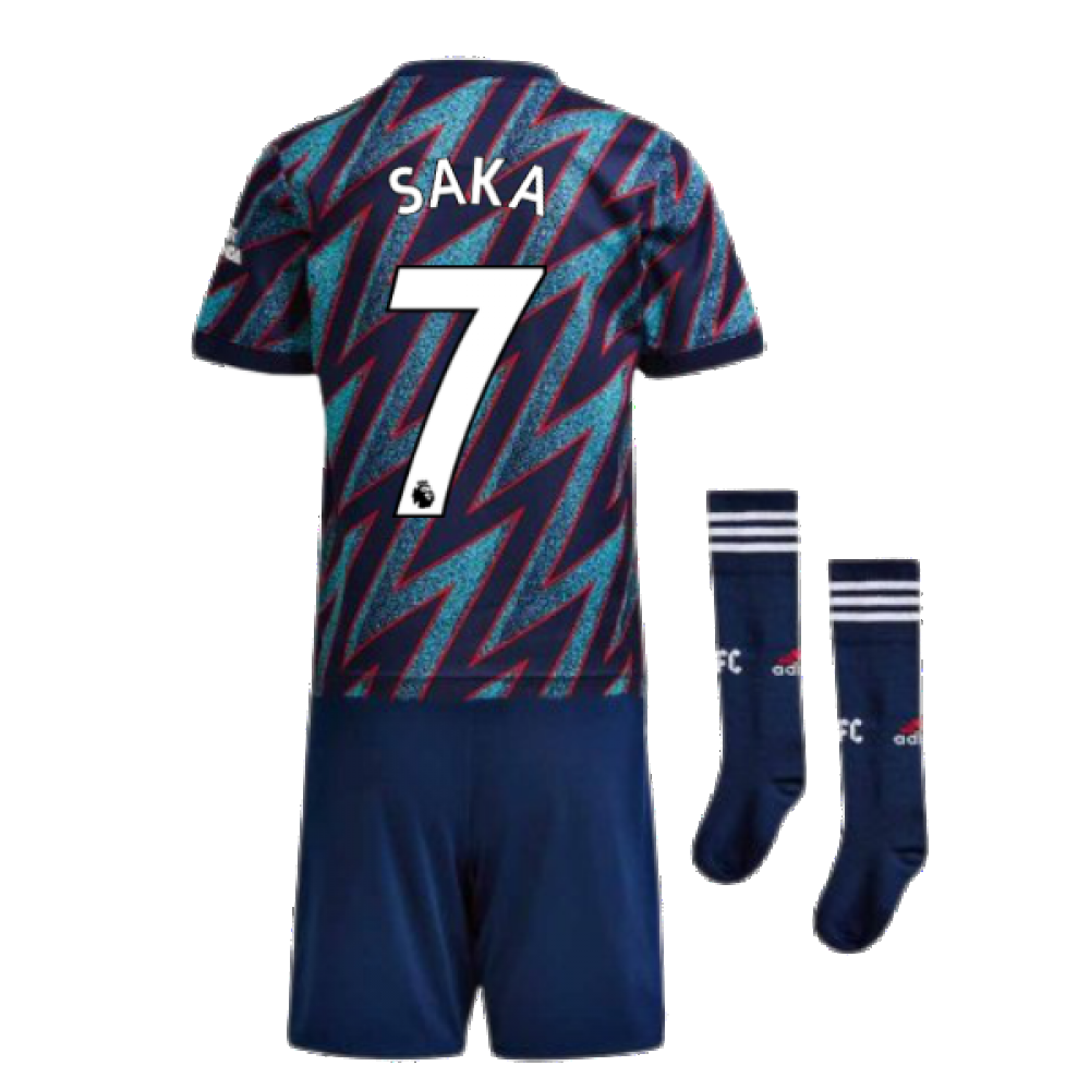 Arsenal 2021-2022 Third Mini Kit (Saka 7) | Adidas | US