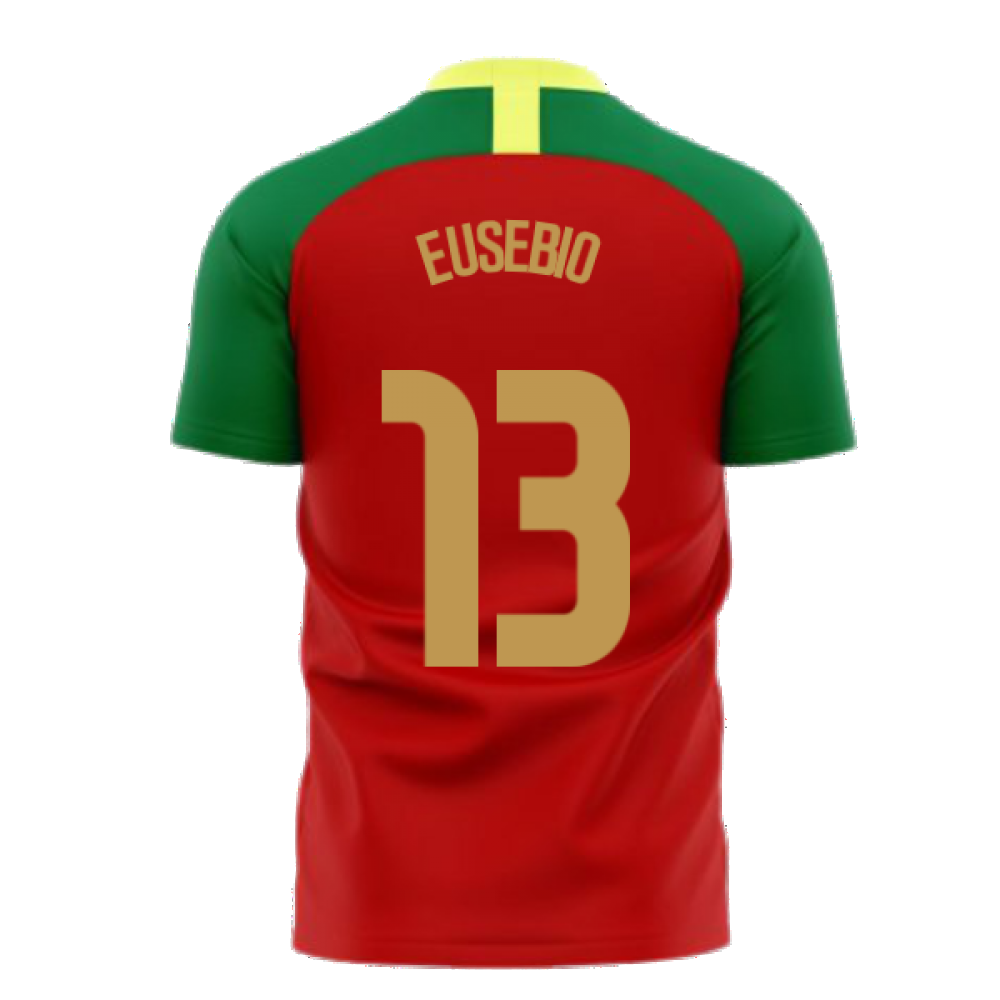 Portugal 2023-2024 Home Concept Football Kit (Airo) (Eusebio 13) | Airo ...