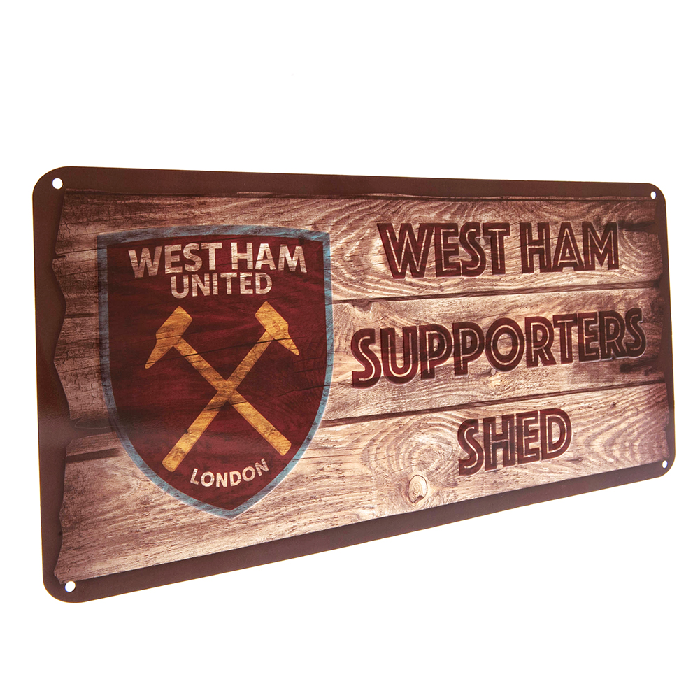 West Ham United FC Shed Sign [TM-00395] - Uksoccershop