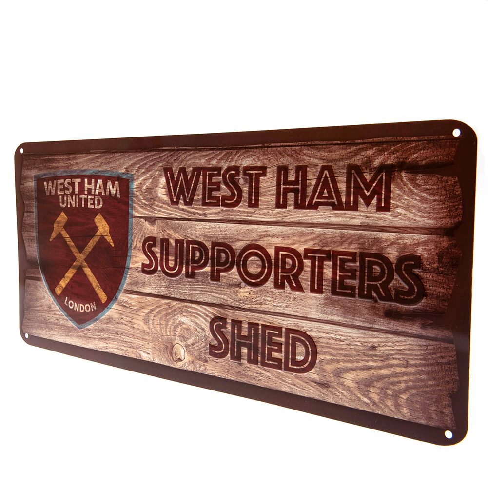 West Ham United FC Shed Sign [TM-00395] - Uksoccershop