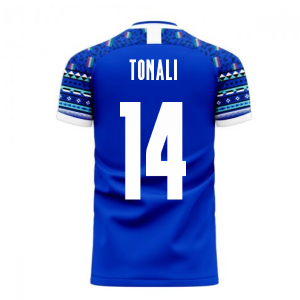 Italy 2023-2024 Home Concept Football Kit (Libero) (Tonali 14) | Libero ...