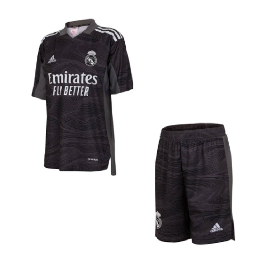 Real Madrid 2021-2022 Home Goalkeeper Mini Kit | Adidas | US