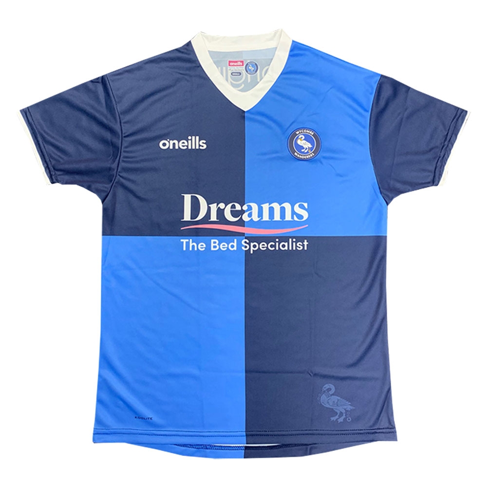 Wycombe Wanderers Mens SS Home Shirt 2022/23 | FOOTY.COM