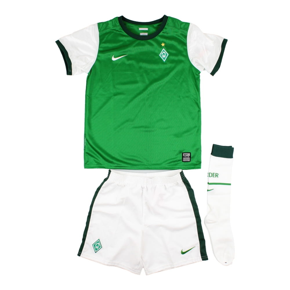 Nike Werder Bremen Kids SS Home Mini Kit 2009/10 | FOOTY.COM