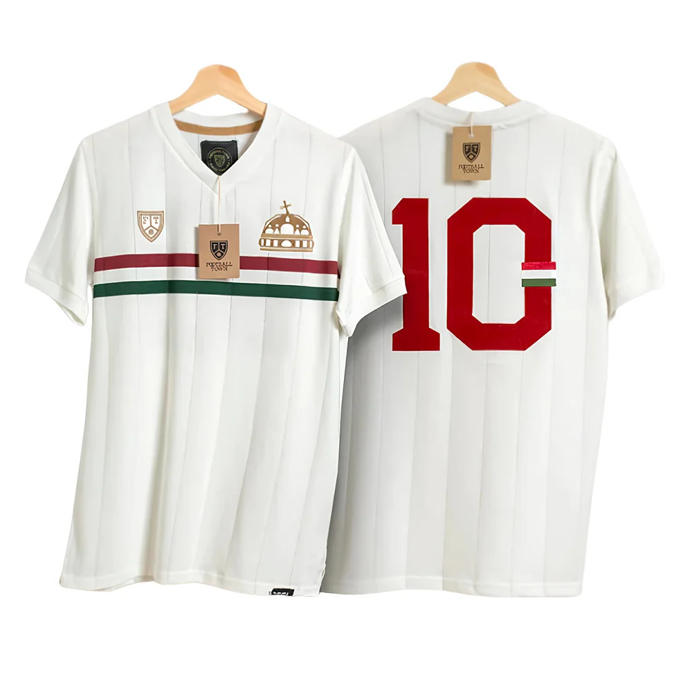 Hungary Away Tribute Öcsi Puskas Retro Shirt [9700027310014] - Uksoccershop