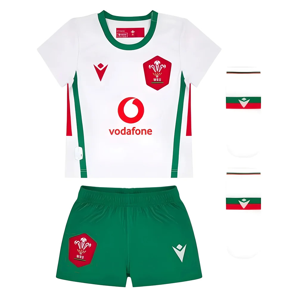 2024-2025 Wales Away Rugby Baby Kit [600046280001] - Uksoccershop