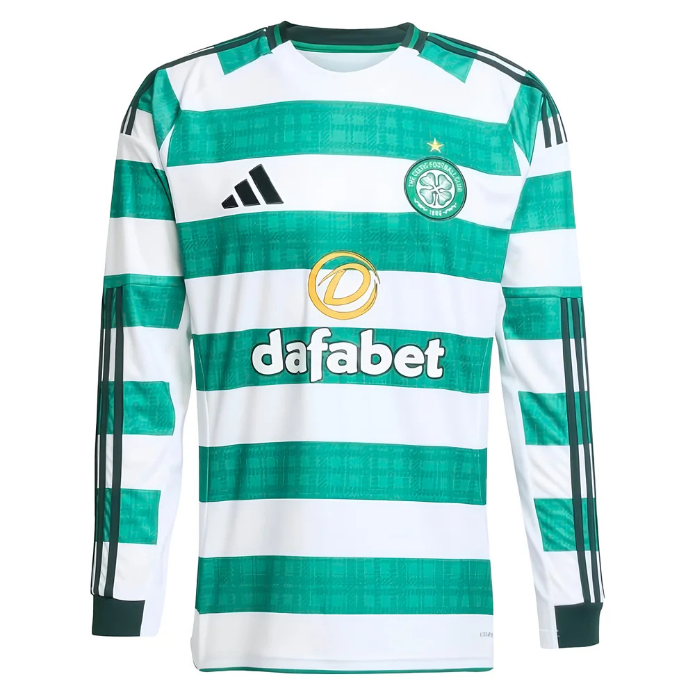 2025-2026 Celtic Long Sleeve Home Shirt [JJ2709] - Uksoccershop