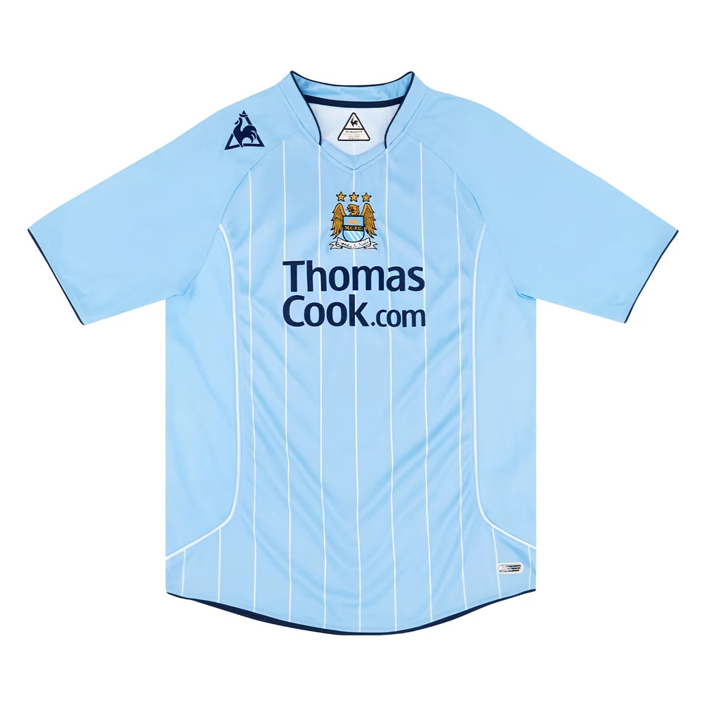 Le Coq Sportif Manchester City Mens SS Home Shirt 2007/08 | FOOTY.COM