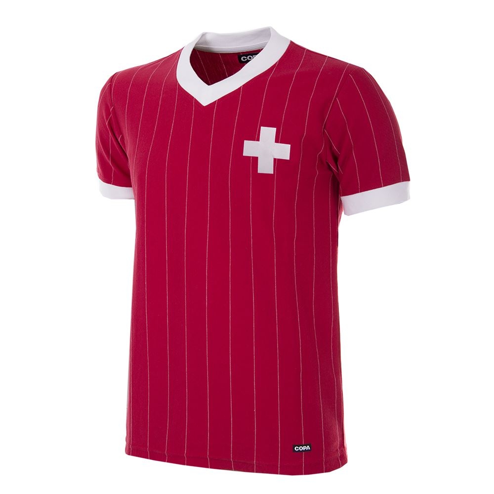 Switzerland Mens SS Home Shirt 1982 | FOOTY.COM